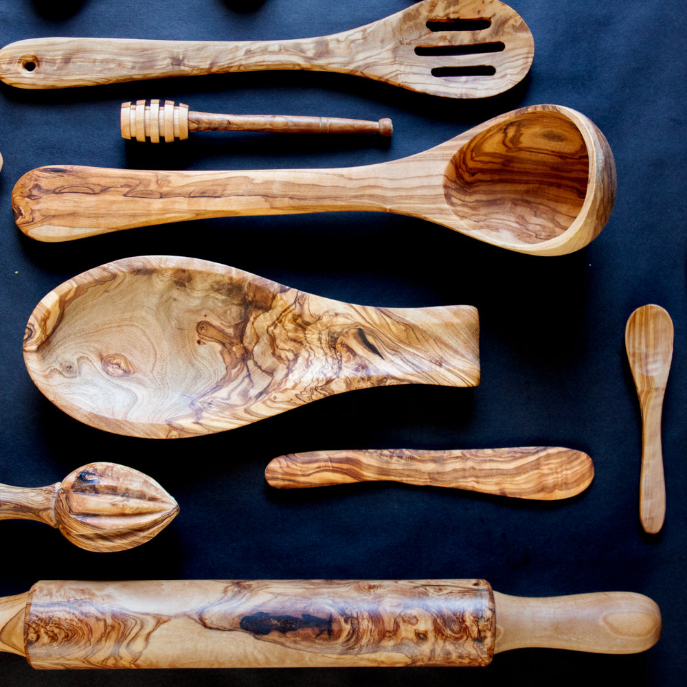Olive Wood Spoon Rest